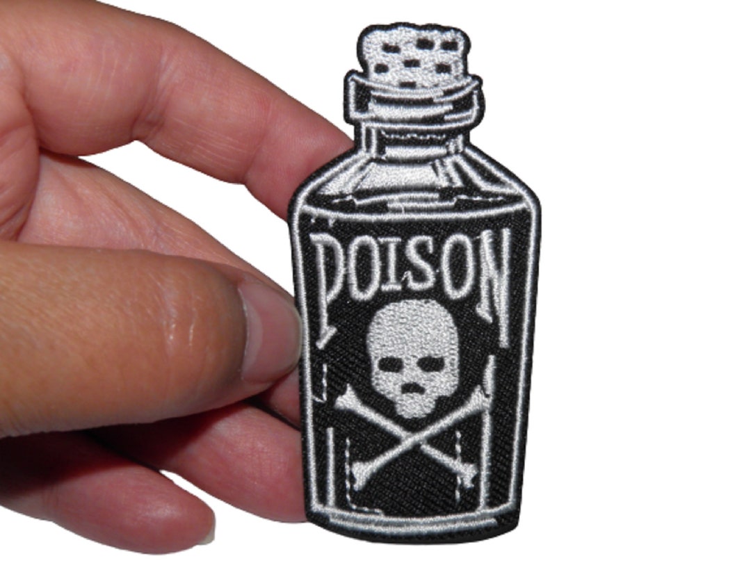 Reinforcement Poison Bottle Patch Embroidered Iron-on Patch - Etsy