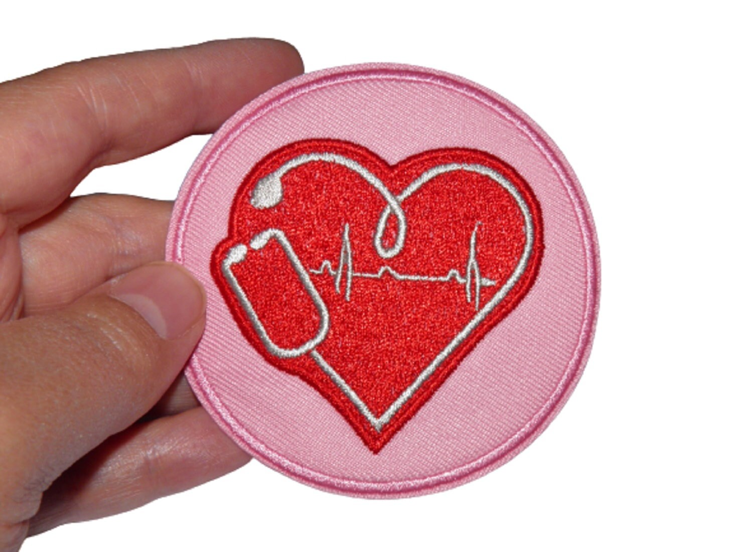Stethoscope Patch Heart Heart Rate Nurse Badge Reinforcement - Etsy
