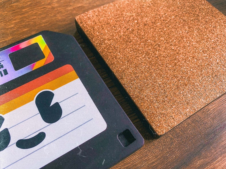 Retro Floppy Disk Handmade Jesmonite Coaster Nostalgic Desk Decor - Etsy