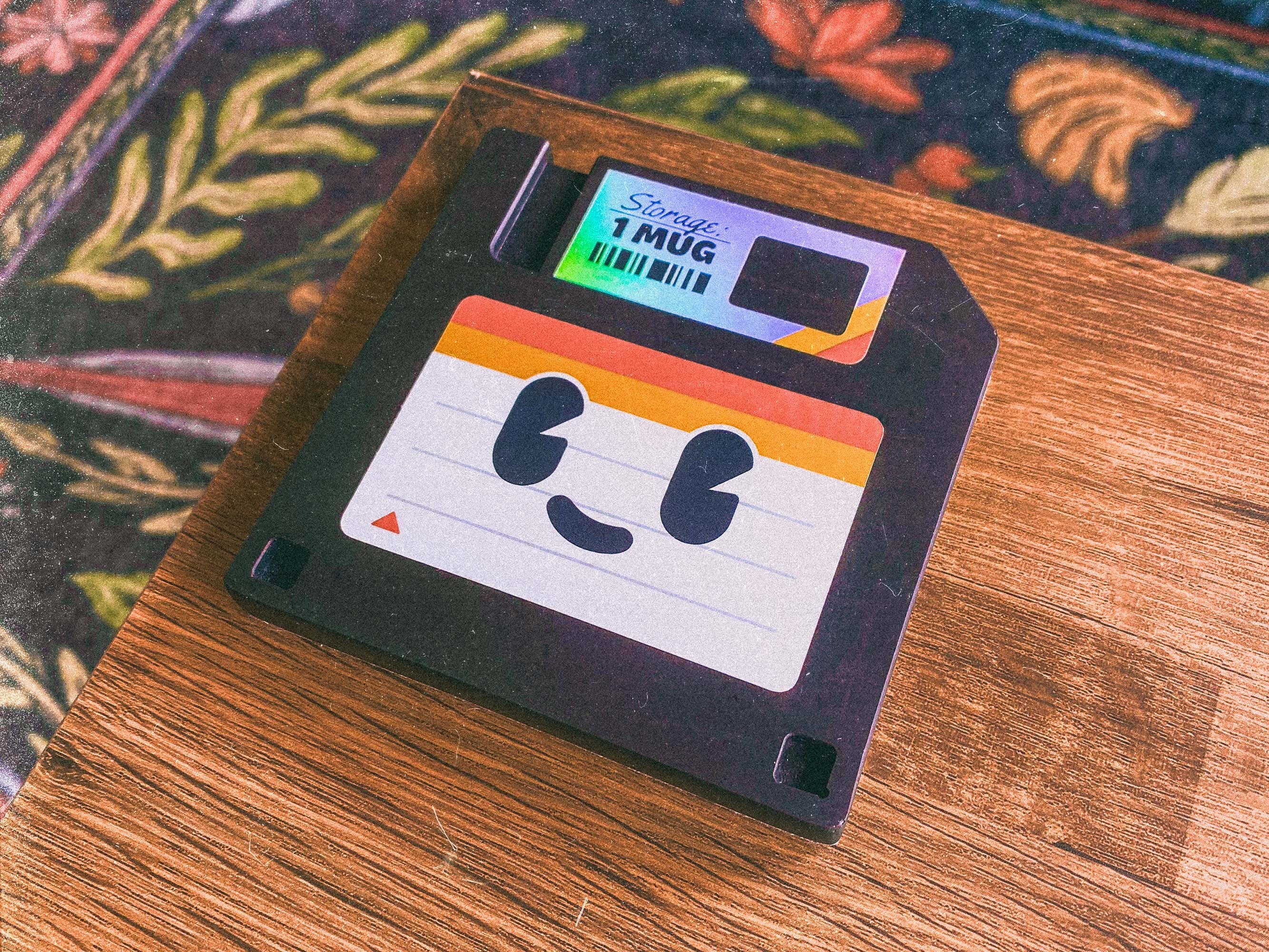 Retro Floppy Disk Handmade Jesmonite Coaster Nostalgic Desk Decor - Etsy
