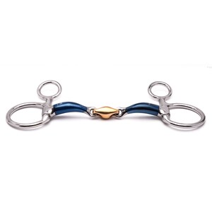 NY TACK Baucher Sweet Iron Copper Peanut Lozenge Jointed Snaffle Horse ...