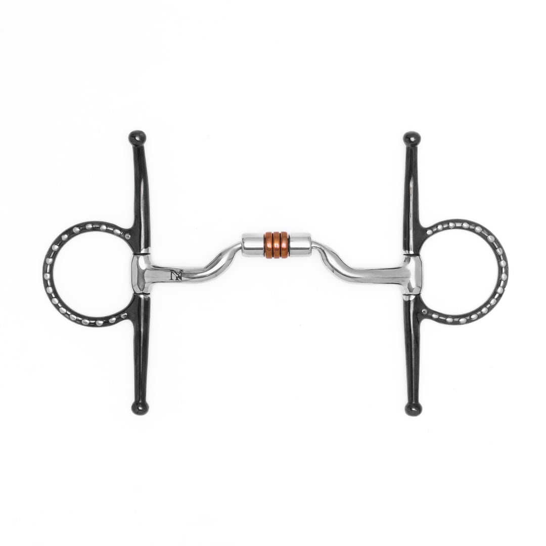 NY Tack 5" Western Full Cheek Low Port Copper Roller Bit - Etsy