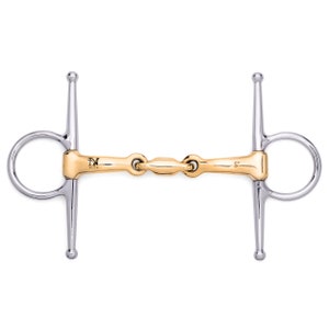 NY TACK 5" Full Cheek German Silver Snaffle Jointed Lozenge Snaffle ...