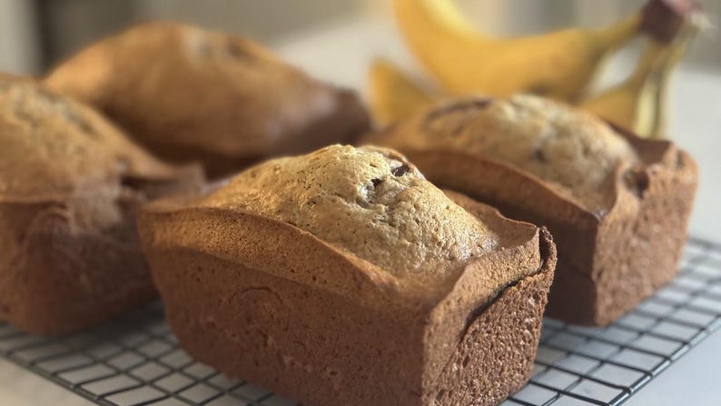 Large 9-inch Banana Bread: Rich & Tasty Loaf - Etsy