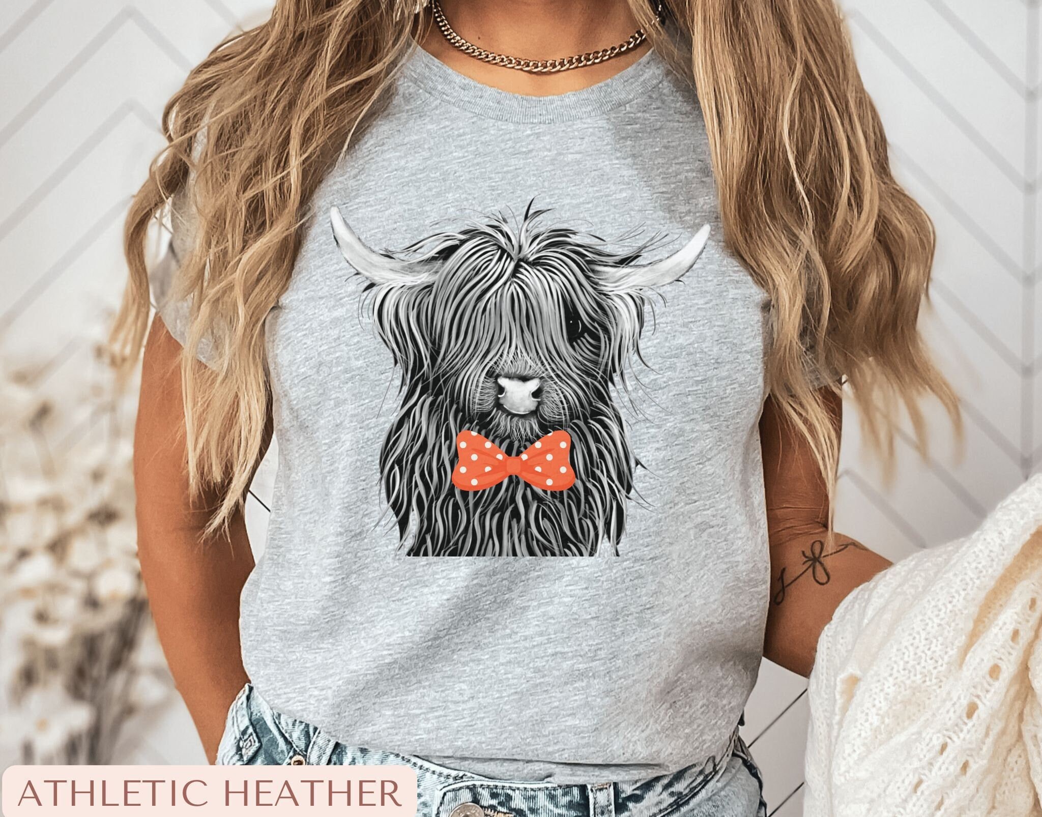 Highland Cows Shirt Cow Shirts for Women Cows Shirt Cute - Etsy
