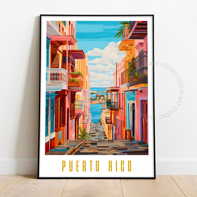 Puerto Rico Art Print - Etsy