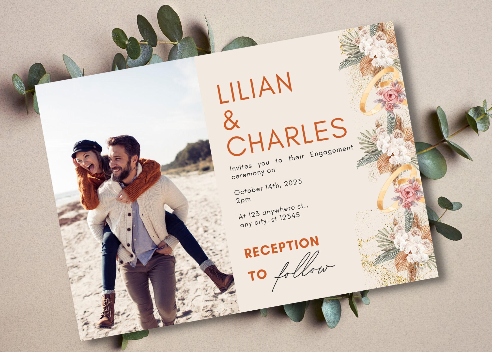 Editable Wedding Card, Invitation Card, Printable Invite Template ...