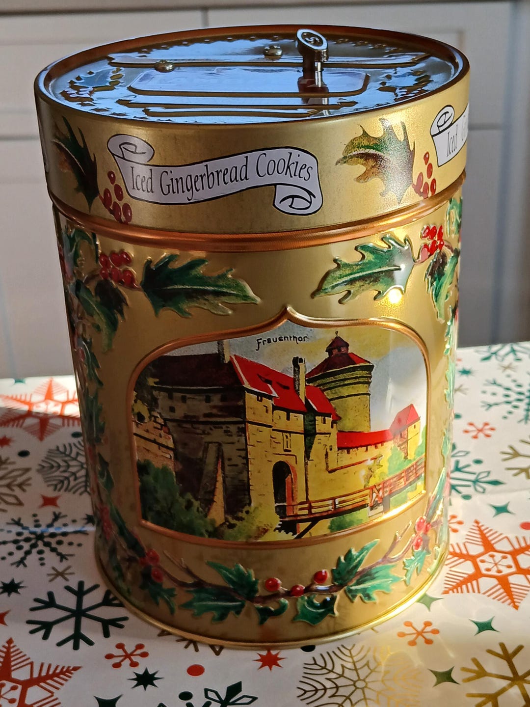Vintage Christmas Musical Tin - Etsy