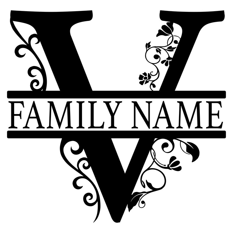 Letter o Family Name SVG Downloadable - Etsy