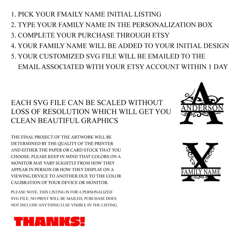 Letter o Family Name SVG Downloadable - Etsy