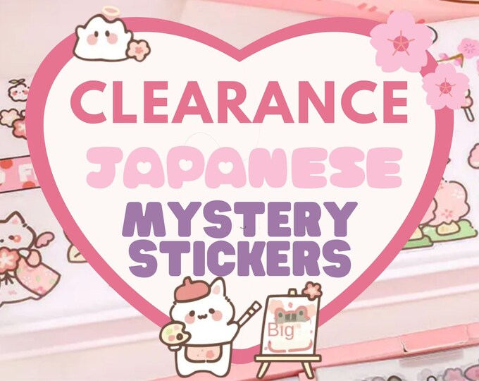 Cute Cartoon Sticker Sheet Bundle Random Mix of Adorable Sakura Sticker ...