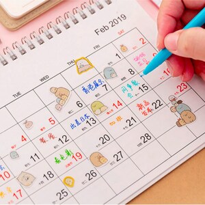 Cute Cartoon Sticker Sheet Bundle - Random Mix of Adorable Japanese ...