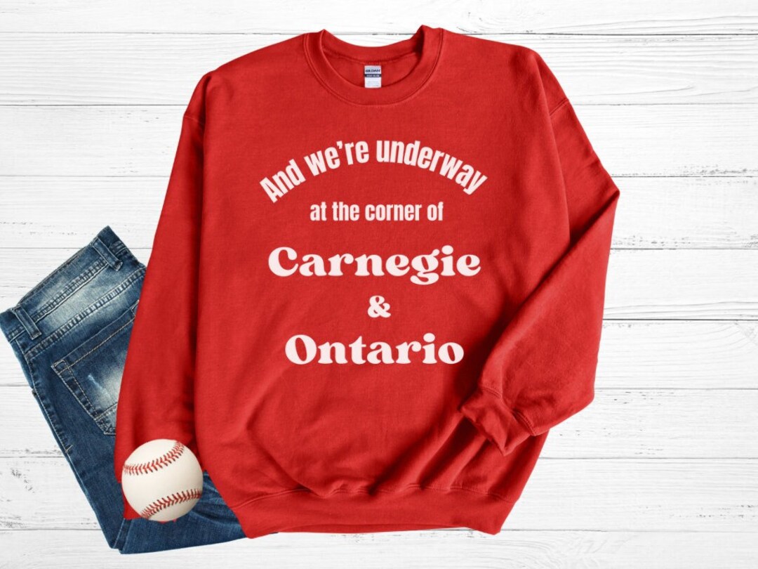 Cleveland Baseball Sweatshirt Corner of Carnegie and Ontario Shirt Gift ...