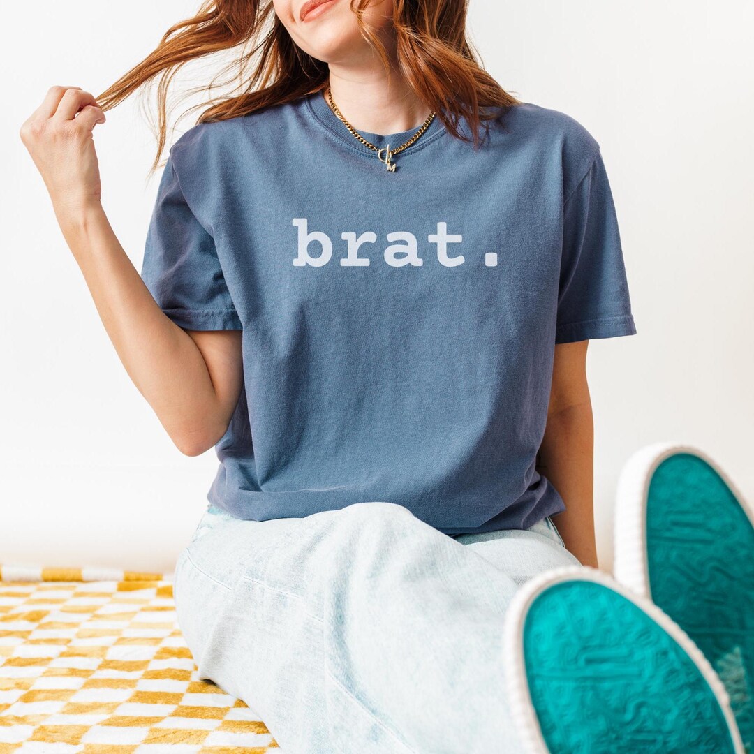 Comfort Colors Brat Shirt - Minimalist Brat Tee - Brat Summer Tshirt ...