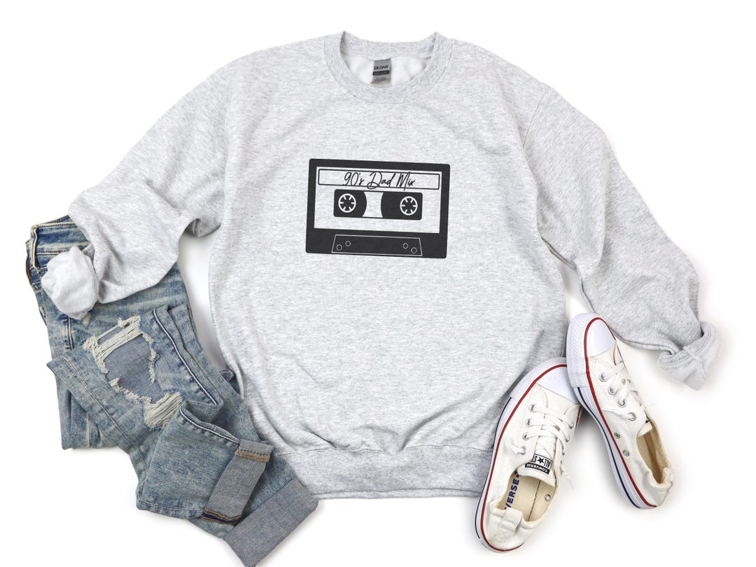 90s Dad Sweatshirt - 1990s Dad Mix Tape Shirt - Gen X Dad Gift ...