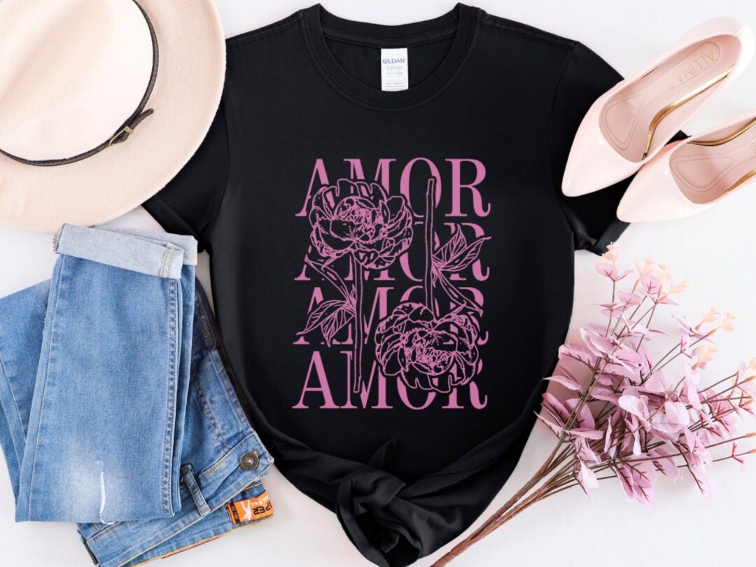 Amor Roses Shirt Rose Love Tee Trendy Rococo Aesthetic Tshirt