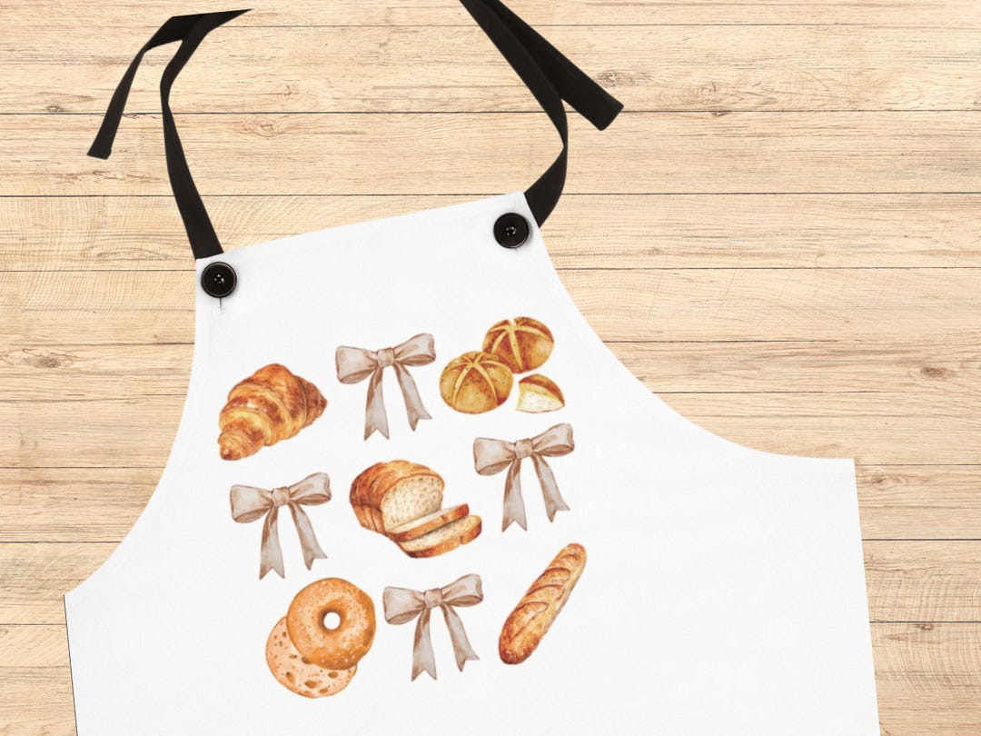 Coquette Bread Apron - Bread Baker Apron - Bread Lover Gift - Bread and ...