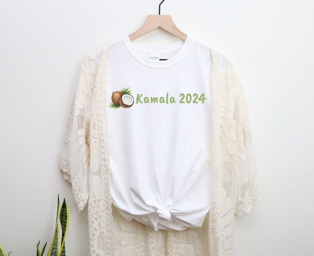 Kamala Harris Coconut Shirt Kamala 2024 Coconut Tee 2024 Kamala Election Tshirt Gift for Kamala ...