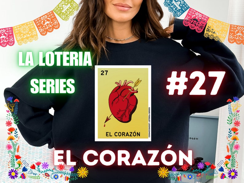 El Corazón PNG - La Loteria PNG - Loteria Style Design - PNG Download ...