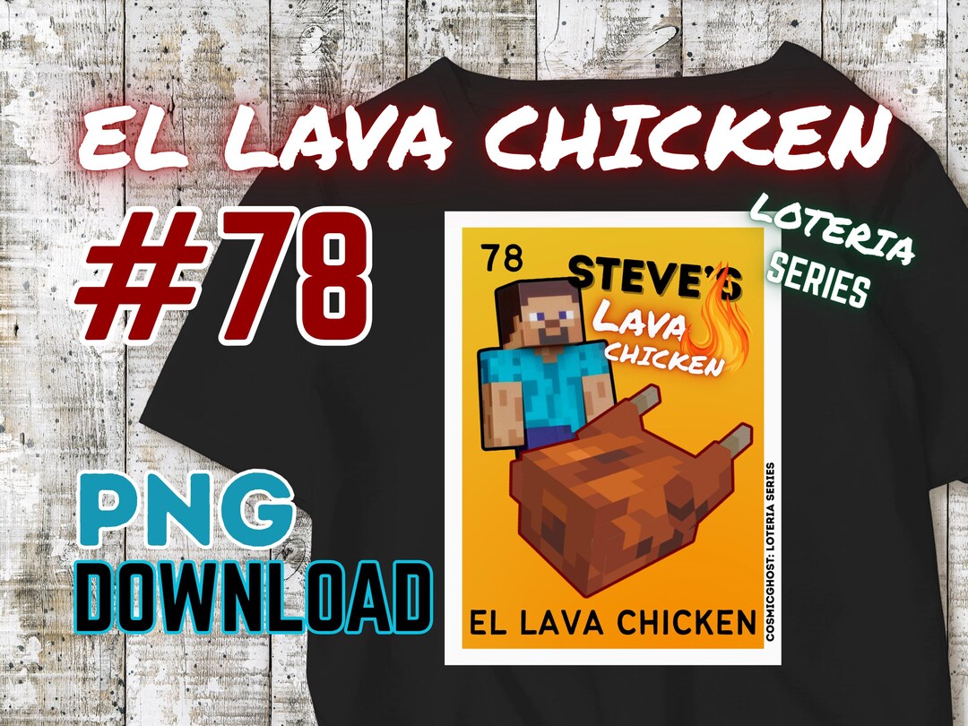 El Lava - Craft - Chicken - PNG Download - Loteria Series - Loteria ...