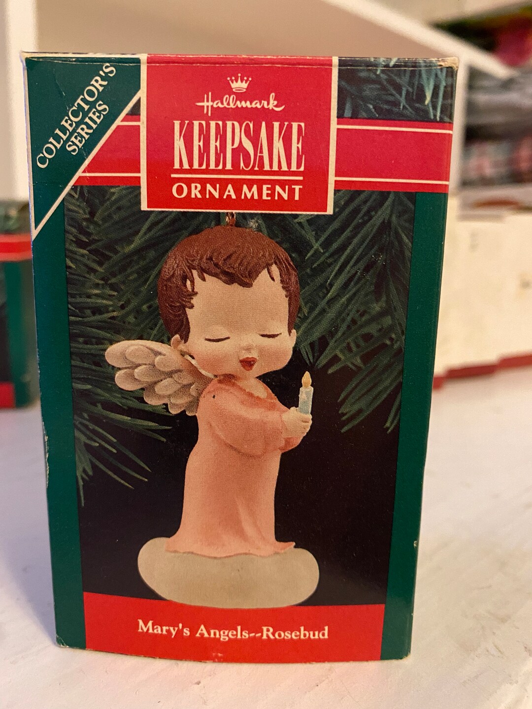 Rosebud - 1990 Mary's Angels Hallmark Ornament - Etsy