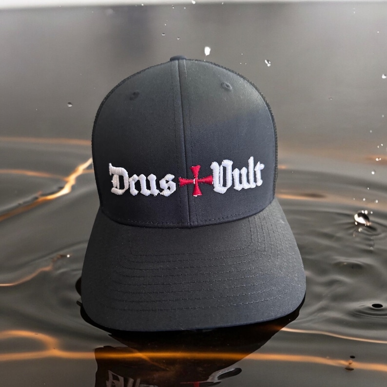 Deus Vult | Catholic | Hat | Trucker | God - Etsy