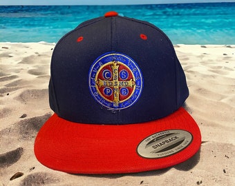 St. Benedict Hat/ St. Benedict Medal/ Catholic Hat for Men/ Catholic ...