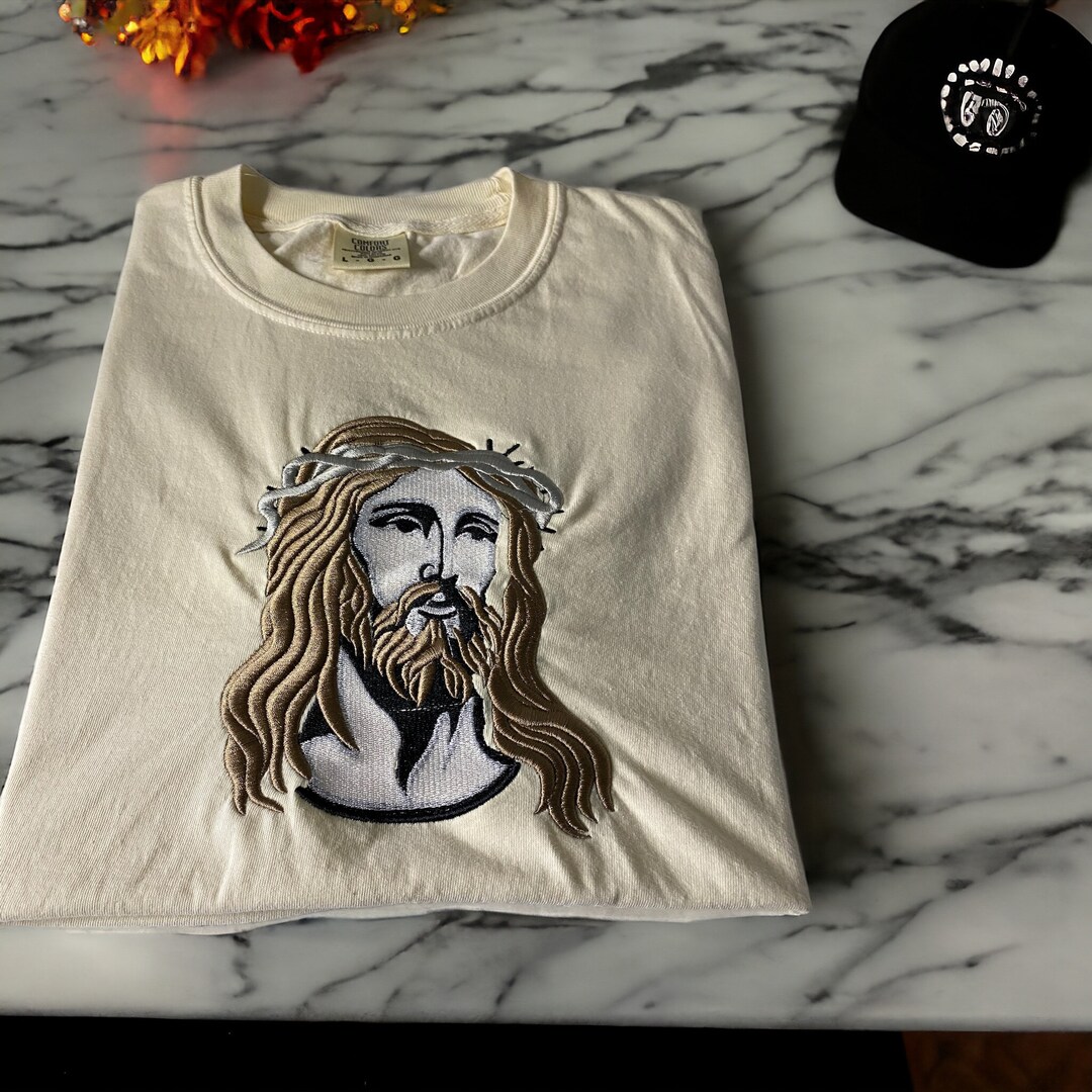 Jesús Face | Embroidery | Lent - Etsy