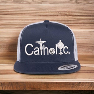 Catholic Embroidered Hat - Etsy
