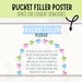PRINTABLE Classroom Bucket Filler Poster, Classroom Decor, Uplifting ...