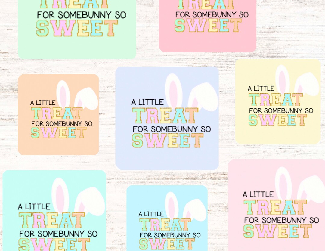 PRINTABLE Easter Gift Tags, Spring Gift Tags, A Little Treat for ...
