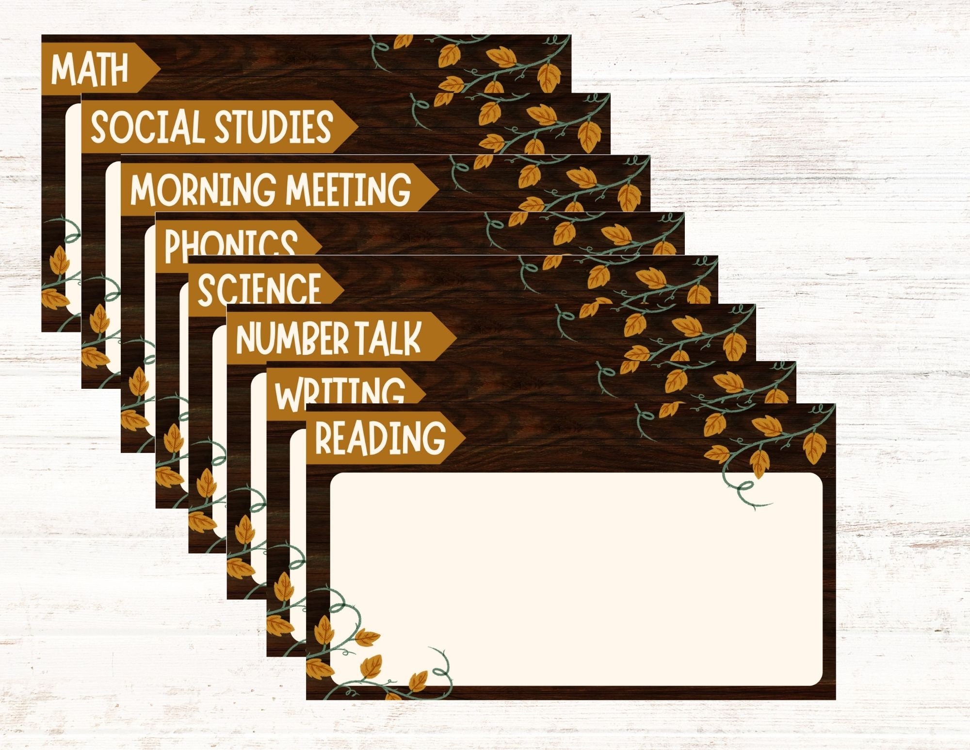 Editable October Classroom Daily Powerpoint Slides, Fall Theme Slides ...