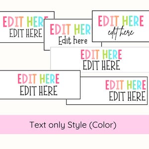 Editable Classroom Supply Labels, Student Supply Organization, Labels ...