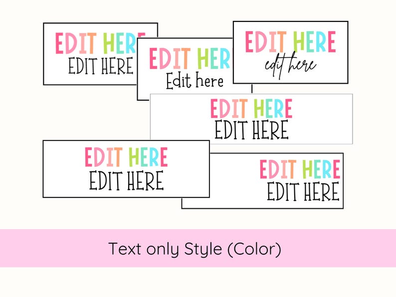 Editable Classroom Supply Labels, Student Supply Organization, Labels ...
