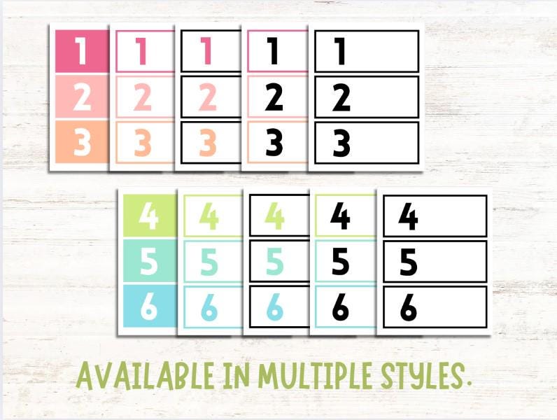 Editable Classroom Directions Visual Display, Supply Display, Real ...
