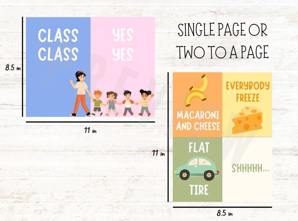 Classroom Attention Getter Posters, Class Callbacks, Attention Grabbers ...