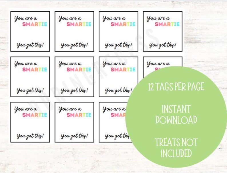 PRINTABLE Student Motivation Treat Tag, State Testing Motivation ...