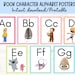 Children's Book Character Alphabet Posters, Age Appropriate Font ...