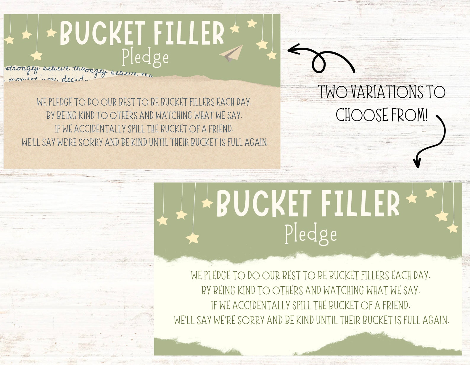 PRINTABLE Classroom Bucket Filler Poster, Classroom Decor, Class Bucket ...