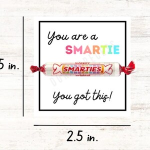 PRINTABLE Student Motivation Treat Tag, State Testing Motivation ...