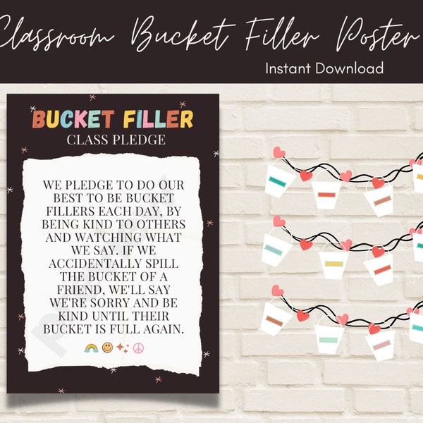 Bucket Filler Printable - Etsy