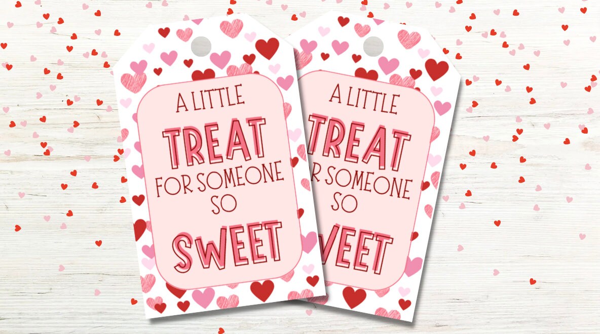 PRINTABLE Valentines Day Gift Tags Valentines Student Gift - Etsy