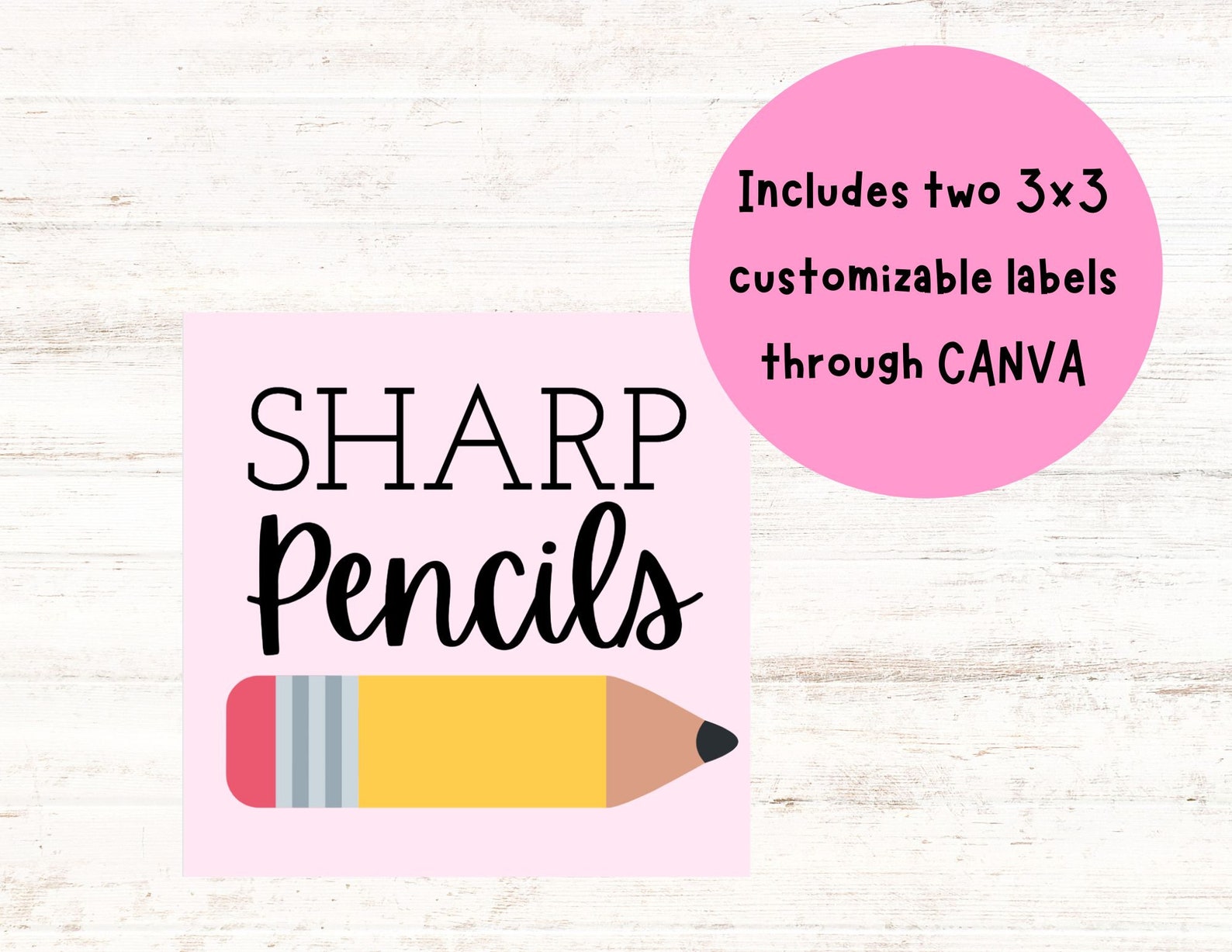 EDITABLE Classroom Pencil Management, Class Labels, Sharp and Dull ...