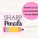 EDITABLE Classroom Pencil Management, Class Labels, Sharp and Dull ...