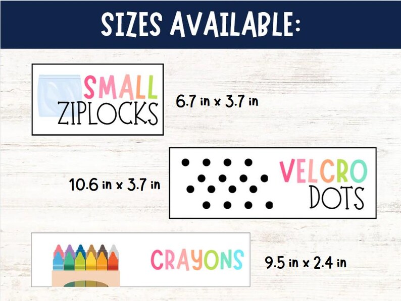 Editable Classroom Supply Labels, Student Supply Organization, Labels ...