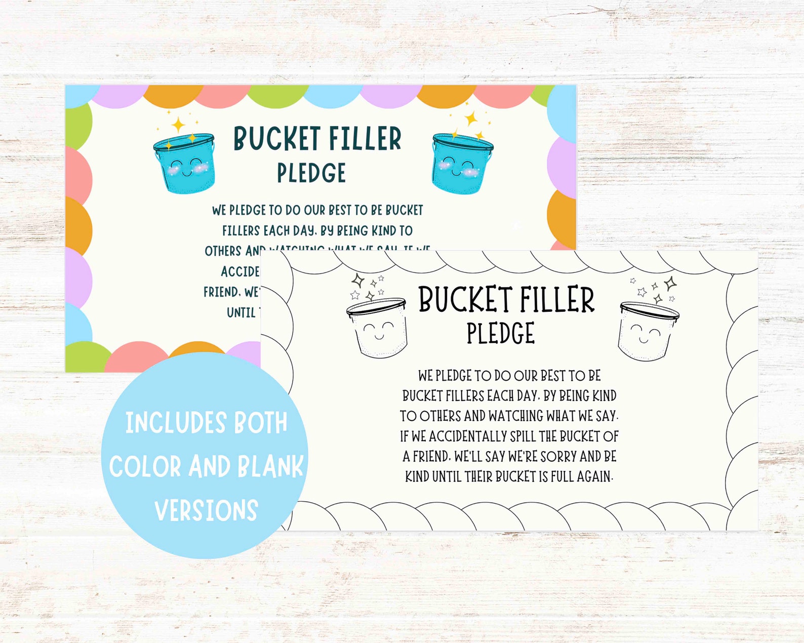 PRINTABLE Classroom Bucket Filler Poster, Classroom Decor, Uplifting ...