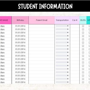 Digital Student Data Tracker for Teachers, Google Sheets Gradebook ...