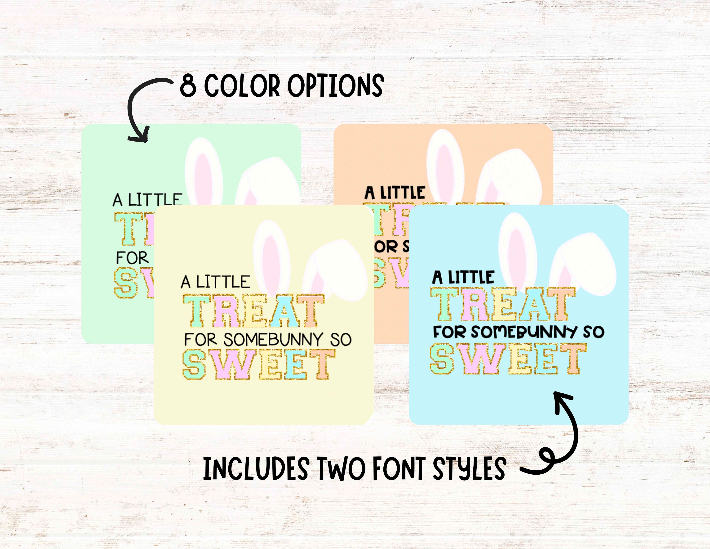 PRINTABLE Easter Gift Tags, Spring Gift Tags, A Little Treat for ...