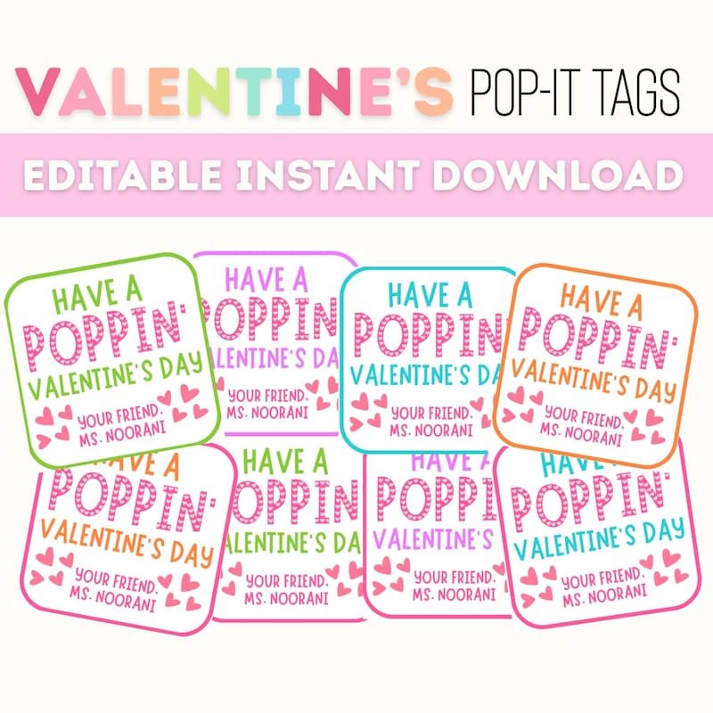 Valentine Tag Make Up - Etsy