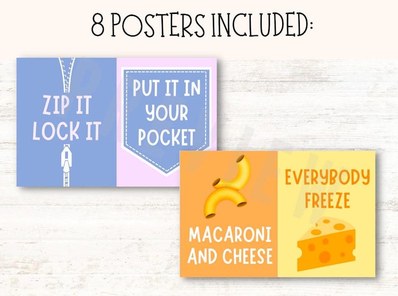 Classroom Attention Getter Posters, Class Callbacks, Attention Grabbers ...